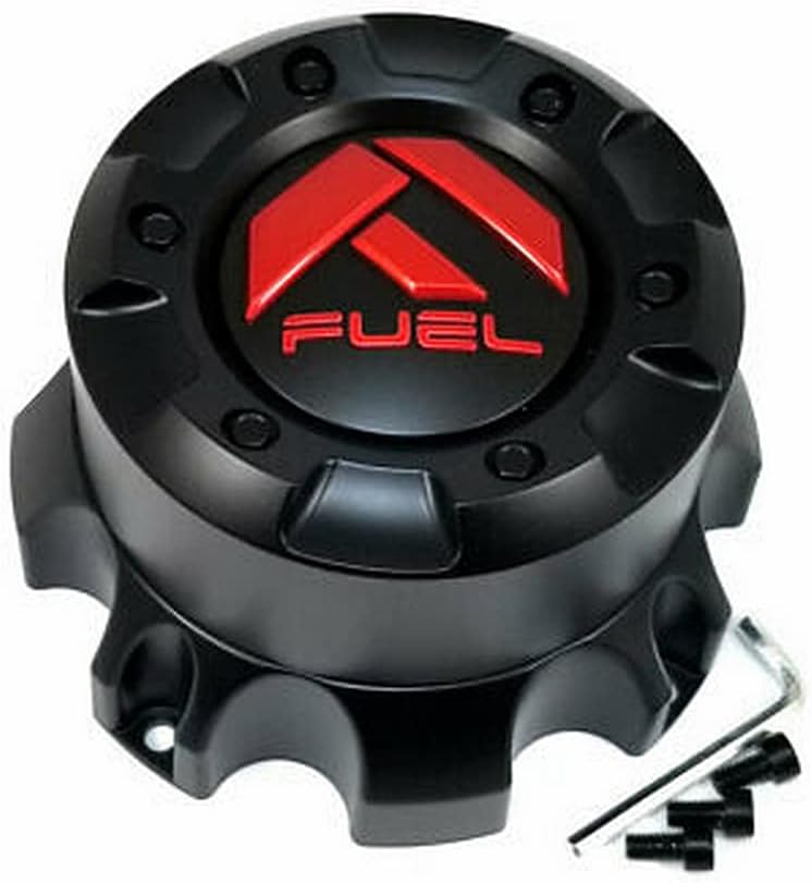 Fuel Off-Road Wheels Matte Black Wheel Center Hub Cap 6-5/8"OD Bolt-On ...