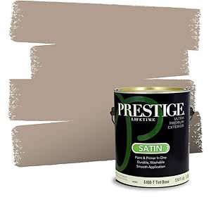 PRESTIGE Paints Exterior Paint and Primer In One, 1-Gallon, Satin ...