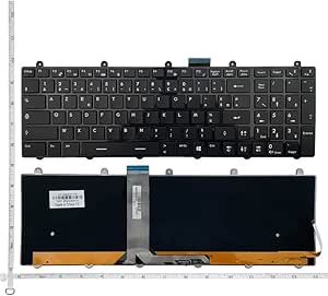 Amazon.com: YANHAO [Laptop Keyboard] French Backlit AZERTY Keyboard for ...