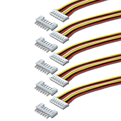 VUNIVERSUM Mr. Stecker Modellbau® Mini JST Connector 7 Pin 2 mm with 28 ...