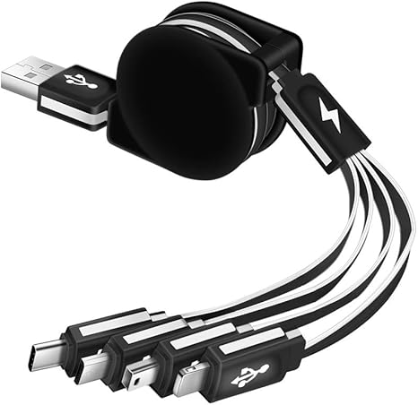 Amazon.com: Multi Charging Cable, 3FT 4 in 1 Multi USB Charger Cable ...