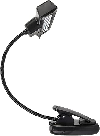Amazon.com: Portable Music Stand Light, Clip on LED Book Lights, USB ...