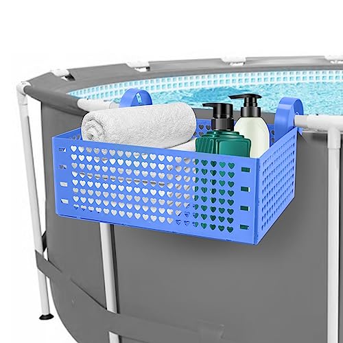Snapklik.com : Ktondic 2 Pack Pool Storage Basket,Above Ground Pool Storage Basket,Poolside ...