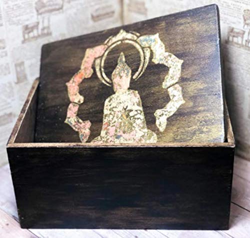 Amazon.com: Handmade Wooden Buddha Box : Clothing, Shoes & Jewelry