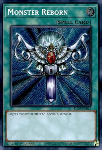 Amazon.com: Monster Reborn (Secret Rare) - RA03-EN052 - Secret Rare ...