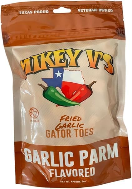 Amazon.com : Mikey V’s Garlic Parmesan “Gator Toes” – Deep-Fried Garlic ...