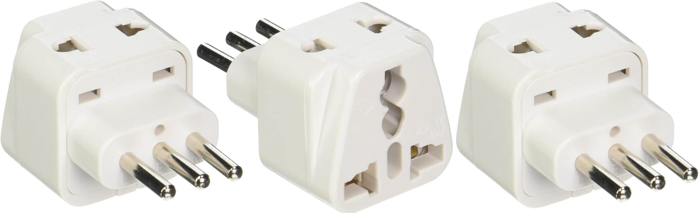 Amazon.com: Ceptics 3 Outlet Travel Adapter Plug Type L for Italy ...