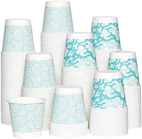Amazon.com: BYSNOW 300 Pack 3 oz Bathroom Cups, Disposable Paper Cups ...