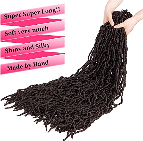 New Faux Locs 36 Inch Crochet Hair New Soft Locs 5 Packs/Lot Curly Wavy ...