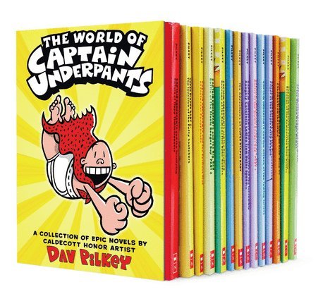 Captain Underpants Box Set of 13 Books: Dav Pilkey (Dave Pilkey ...