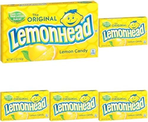 Amazon.com : Lemonhead Candy Theater Box, 5 Ounce (Pack of 5) : Grocery ...
