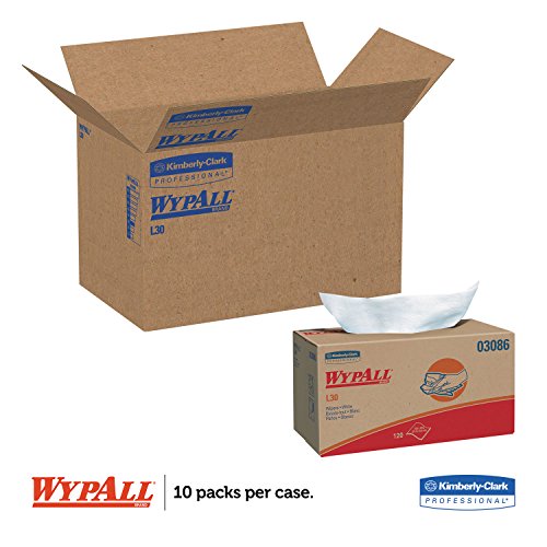 Snapklik.com : WypAll 03086 L30 Wipers, POP-UP Box, 10 X 9 4/5, White ...