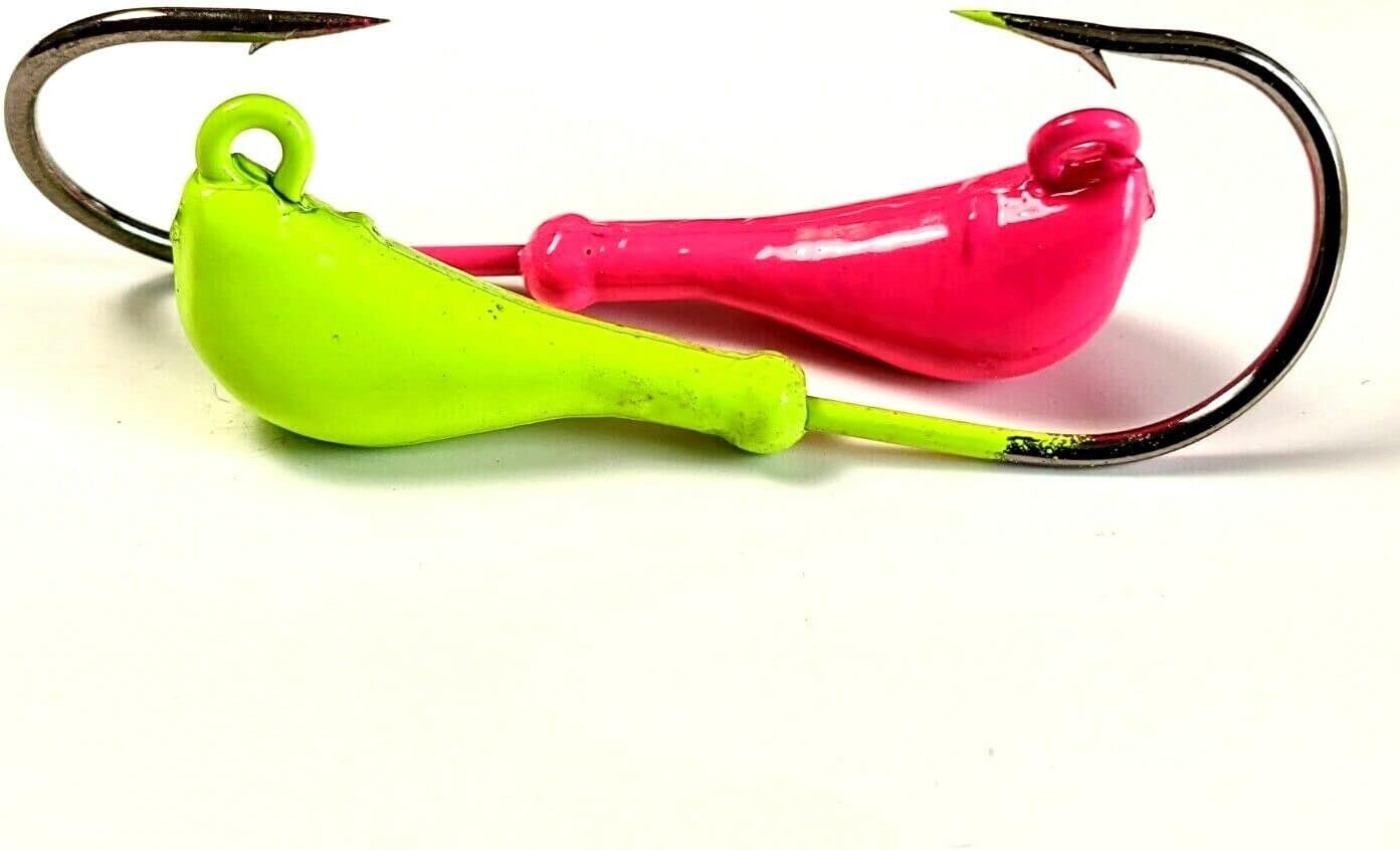 Amazon.com : "Banana" Painted Jig Head Blackfish Striper Lure Ultra ...