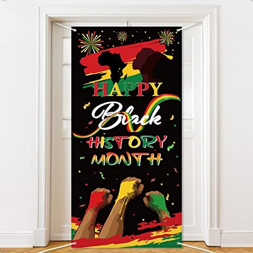 Amazon.com: Capoda Black History Door Cover Happy Black History Month ...