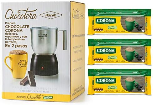 Amazon.com : Original Chocotera Corona, Hot Chocolate and Milk Frother ...