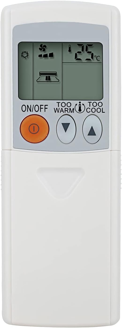 T Tersely LED Backlight Air Conditioner Control AC Replacement A/C ...