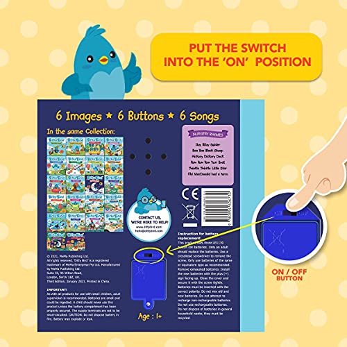 DITTY BIRD Bilingual Interactive Spanish Nursery Rhymes Sound Book ditty-bird-bilingual-interactive-spanish-nursery-rhymes-sound-book