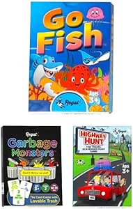 Amazon.com: Regal Games - Go Fish, Garbage Monsters, Highway Hunt Card ...