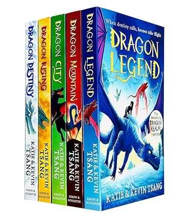 Dragon Realm Series 5 Books Collection Set By Katie Tsang & Kevin Tsang ...