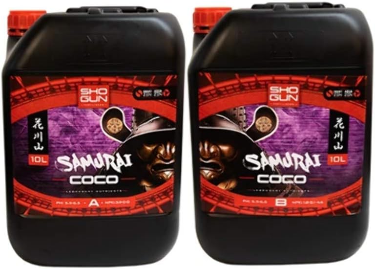 SHOGUN Samurai Coco Nutrients - 20 Litre (10L A + 10L B) : Amazon.co.uk ...