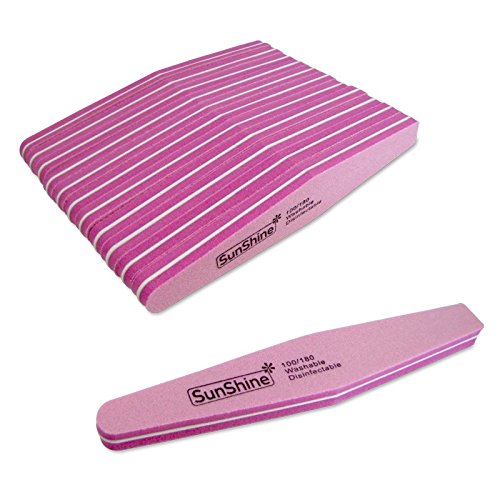 Amazon.com: SunShine Pink Sponge File 100/180 (12 pcs)