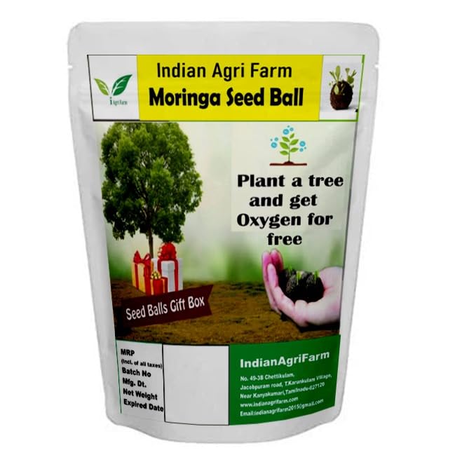 Buy Iagrifarm Compost Mixed Moringa Seed Ball - Pack of 1000 Balls ...