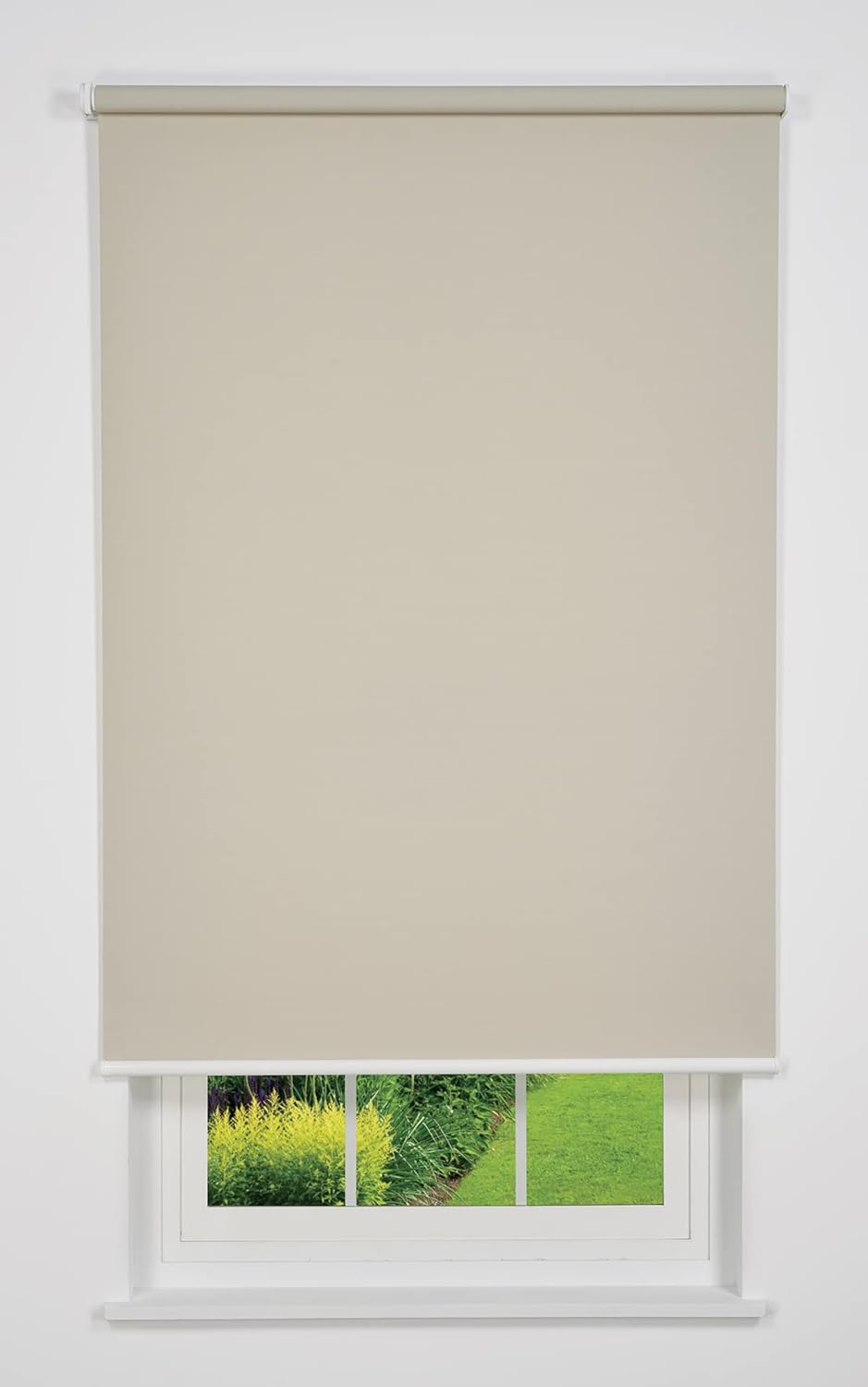 Amazon.com: Linen Avenue Cordless 1% Solar Screen Standard Roller Shade ...