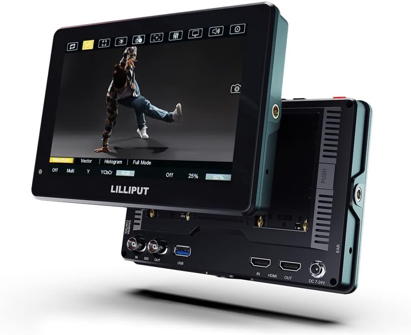 Amazon.com : Lilliput HT7S 7 Inch Camera control monitor 3G SDI 60HZ ...