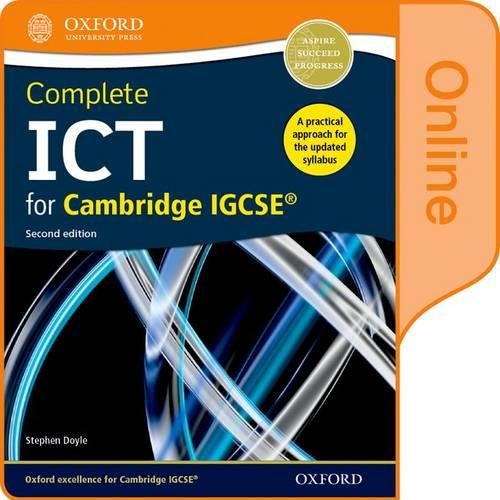 Buy Complete ICT for Cambridge IGCSE Online Student Book (CIE IGCSE ...
