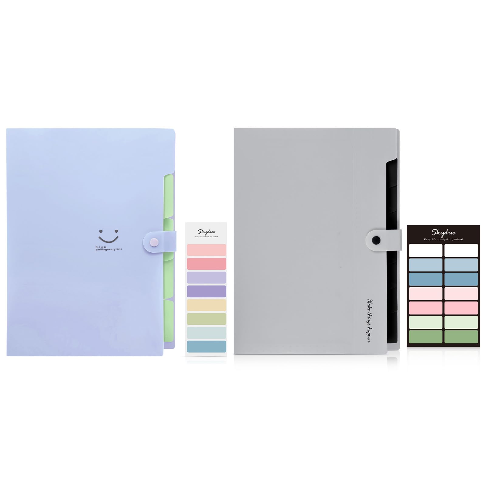 Amazon.com : SKYDUE 8 Pockets Expanding File Organizer & 5 Pockets ...