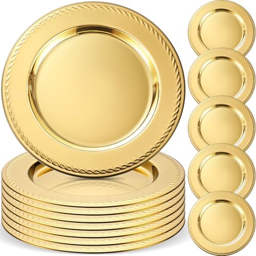 Amazon.com | FillTouch 12 Pack of 13 Inch Stainless Steel Charger ...