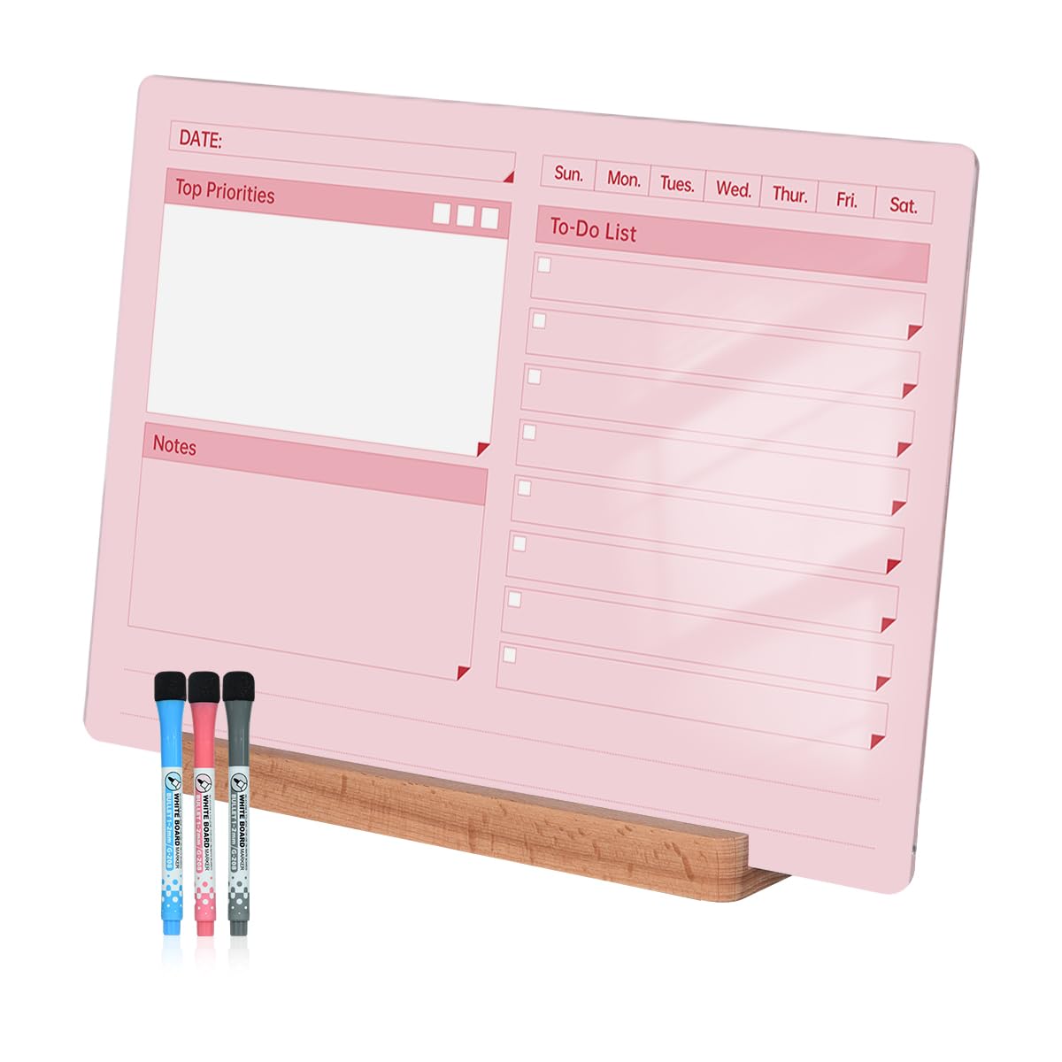 Snapklik.com : Acrylic Dry Erase to-Do List Board