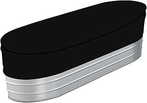 4ft Oval Stock Tank Pool Cover, Waterproof Outdoor Stock Tank Cover All ...