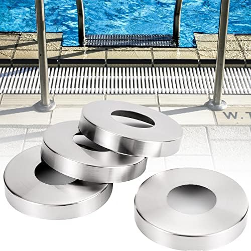 Amazon.com: Blasoul 4Pack Pool Ladder Escutcheon - Stainless Steel ...