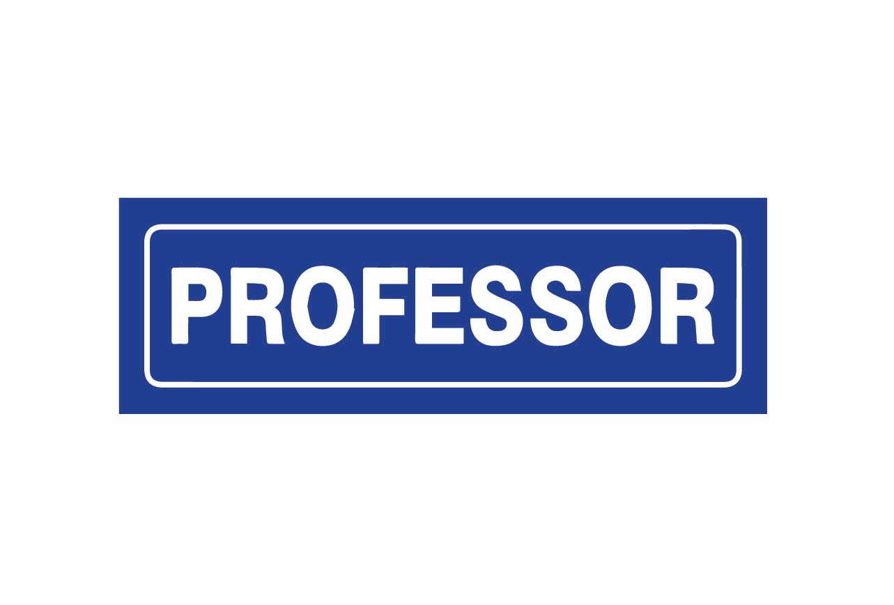 Buy SIGN EVER Professor New Sign Board for School College Room Door ...