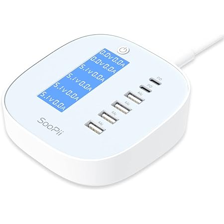 Amazon.com: 60W/12A 8-Port Desktop Charging Station Multiple USB, Multi ...