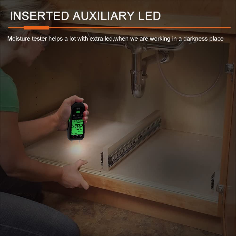 Snapklik.com : Wood Moisture Meter, Firewood Moisture Tester, Drywall ...