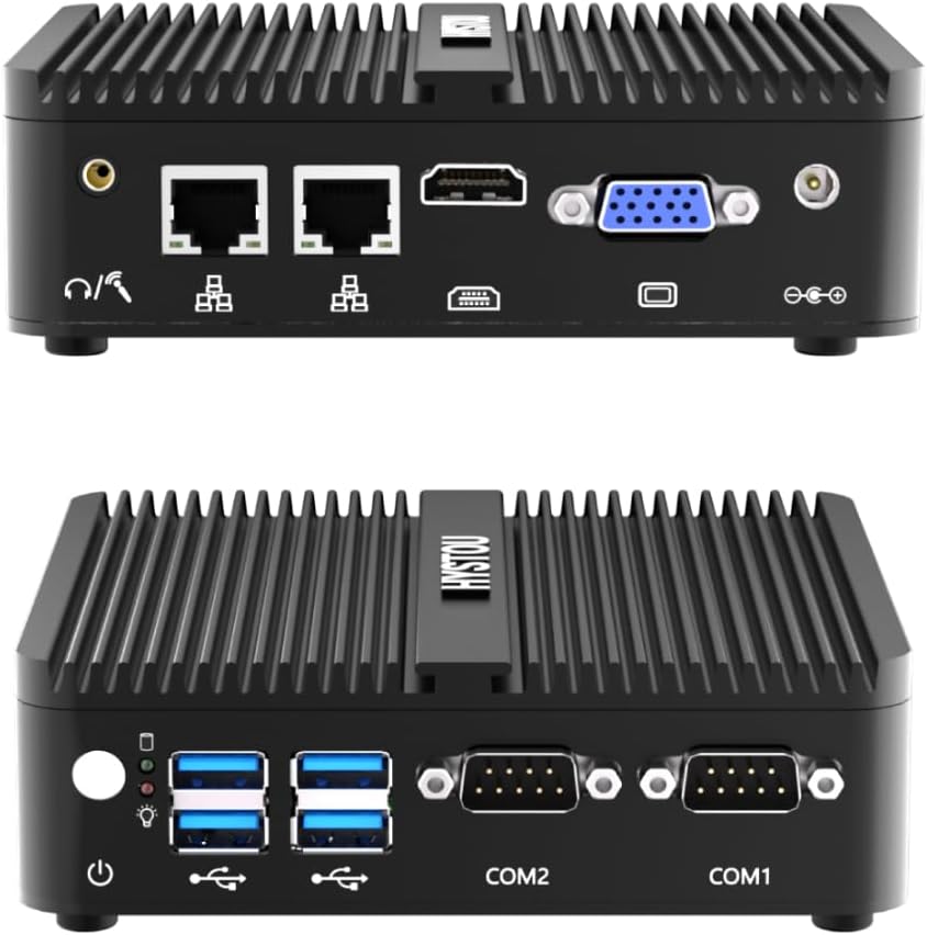 Amazon.com: HYSTOU Mini Pc Desktop Computers, Celeron J4125 Small ...