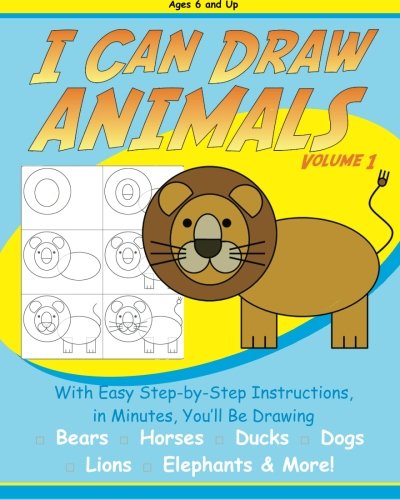 I Can Draw Animals: Volume 1 (Step-by-Step Drawing) : Adams, Darwin ...