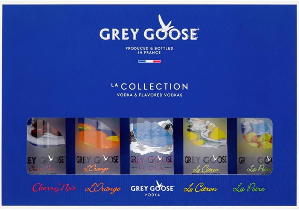 Grey Goose La Collection 5 x 5cl : Amazon.co.uk: Grocery