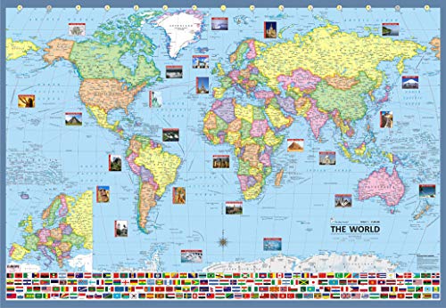 Buy World Wall Chart With s of Country, Size : 40"x28" inch (100x70 cm ...