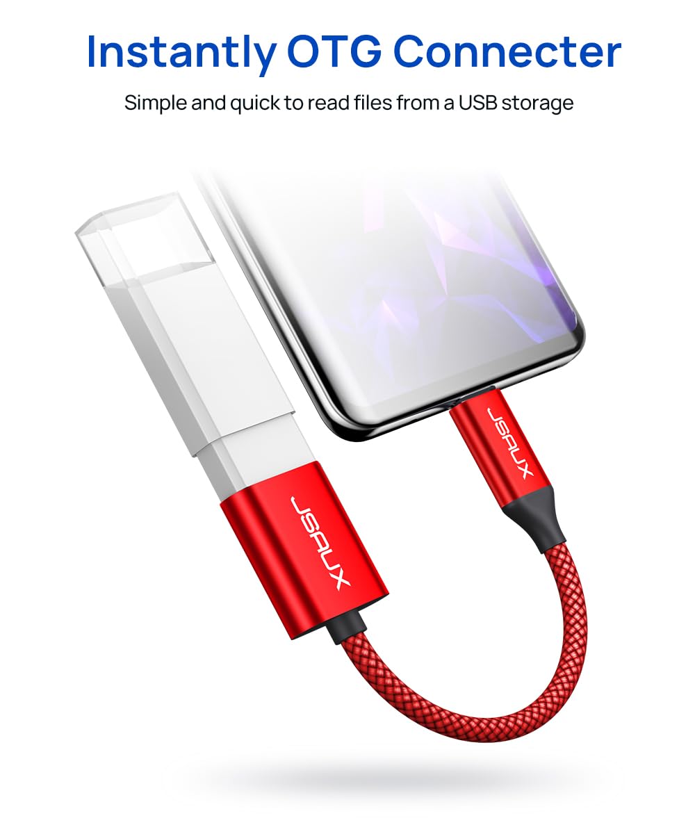Snapklik.com : JSAUX USB C To USB Adapter 2 Pack, USB Type C Male To ...