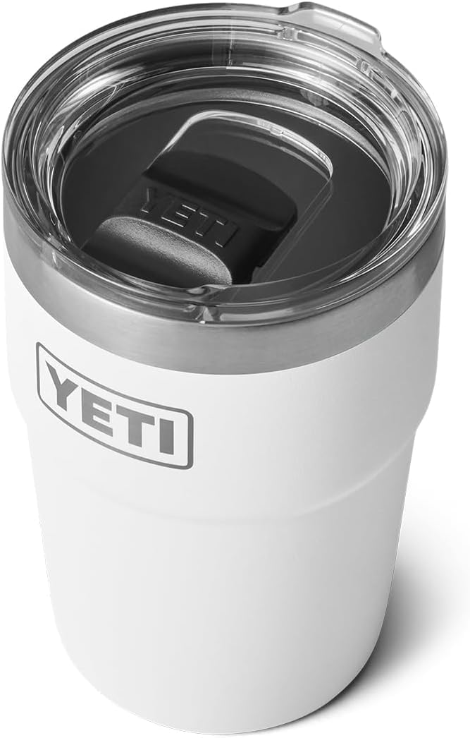 YETI Rambler Cup, Vacuum Insulated Stainless Steel Stackable Cup with ...
