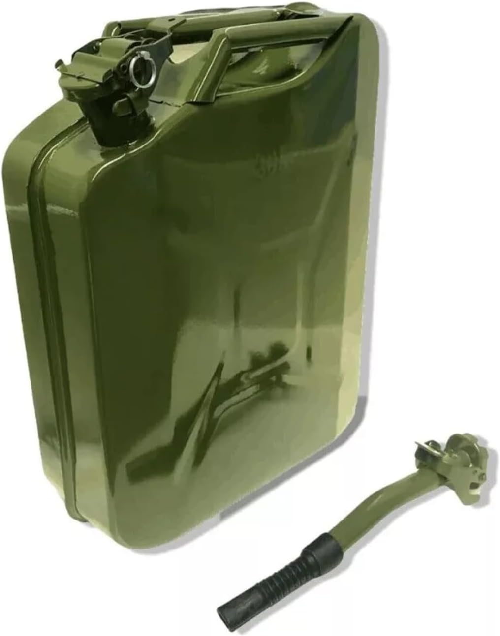 Tanque Metal Bidon Para Gasolina De 20 Litros Bote de Combustible Acero ...