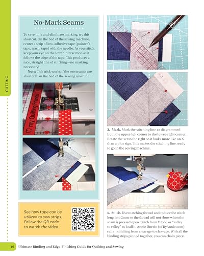 Snapklik.com : Ultimate Binding And Edge-Finishing Guide For Quilting And Sewing: More Than 16 ...