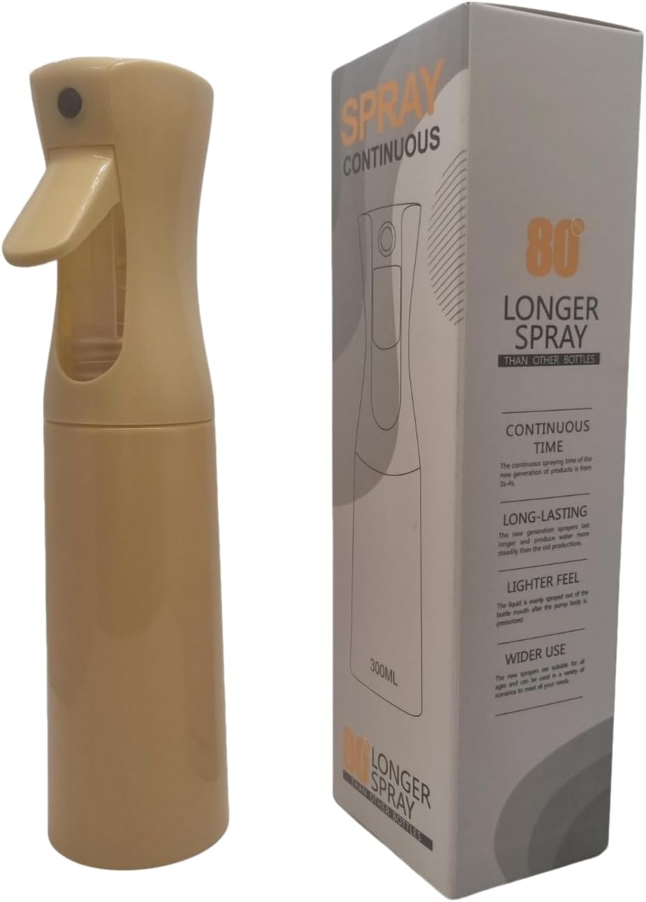 Amazon.com: Continuous Fine Mist Spray Bottle for Hair (10.1oz / 300ml ...