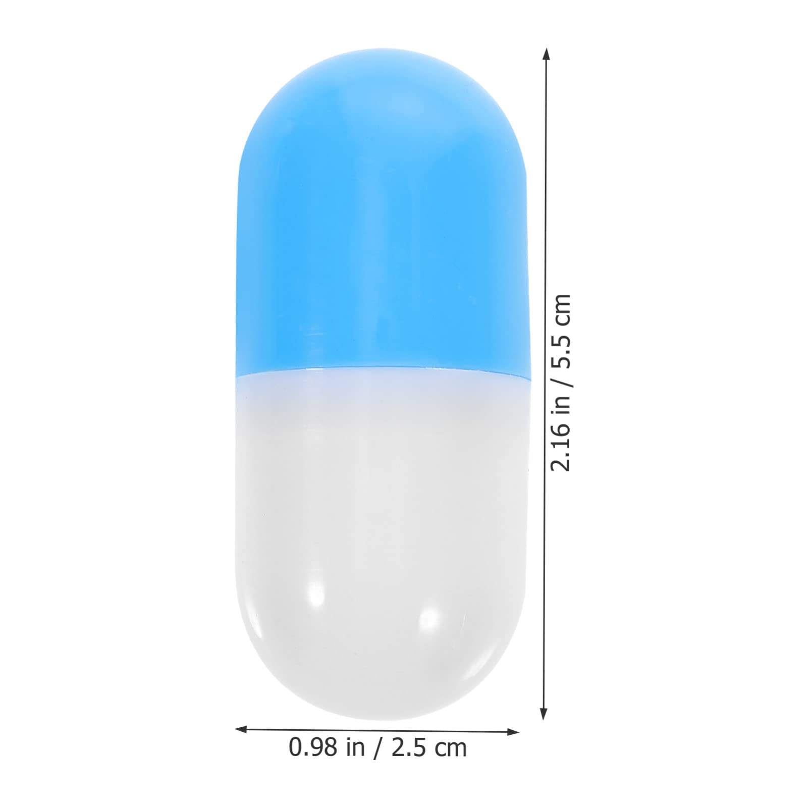 Snapklik.com : Zerodeko 20Pcs Fake Pills Models, Empty Capsules To Fill ...