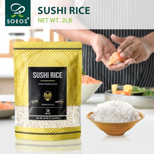 Snapklik.com : Premium Sushi Rice, Calrose Rice, Medium Grain, White ...