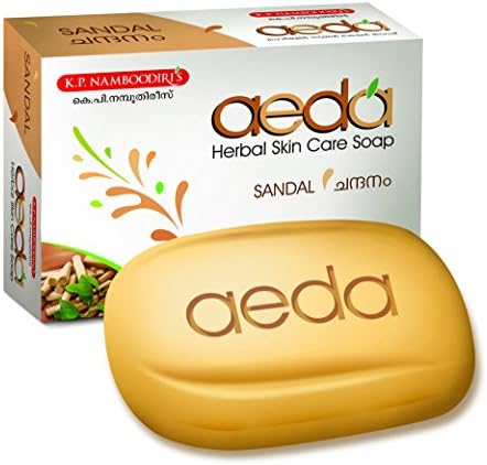 K.P. NAMBOODIRI's AEDA Sandal Soap (75 g) - Pack of 4, Multicolour ...