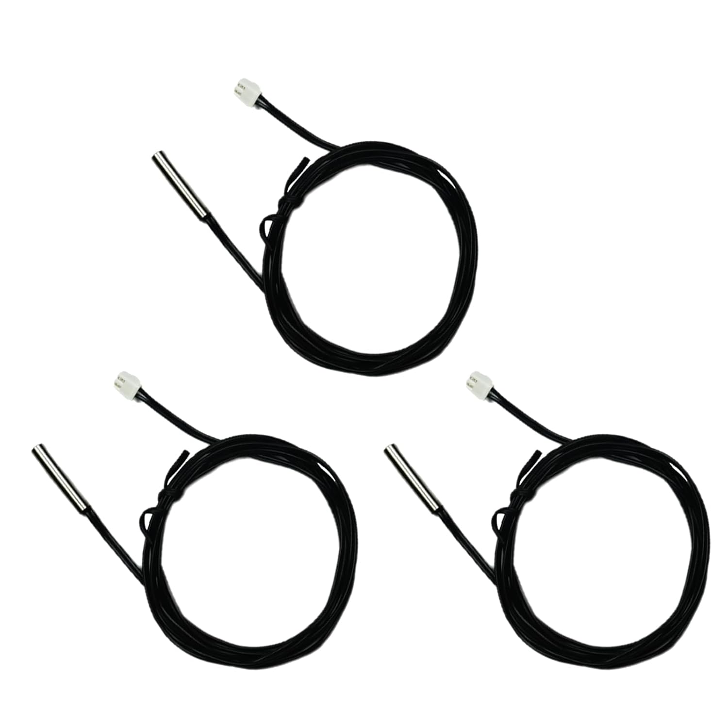 10K Temperature Sensor Probe, 3pcs 1 Meter Waterproof Temp Sensor Probe ...